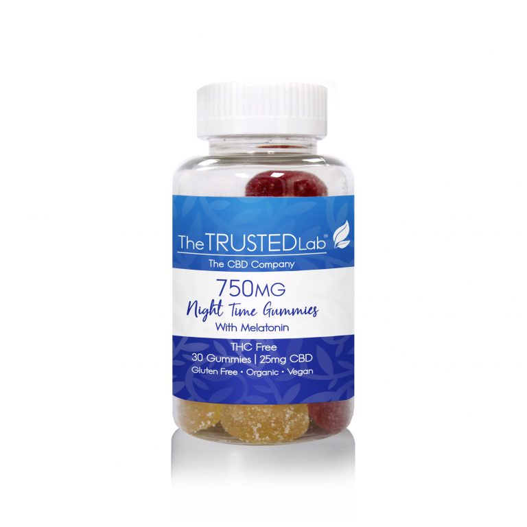 CBD Night Time Gummies with Melatonin - All Natural | The Trusted Lab