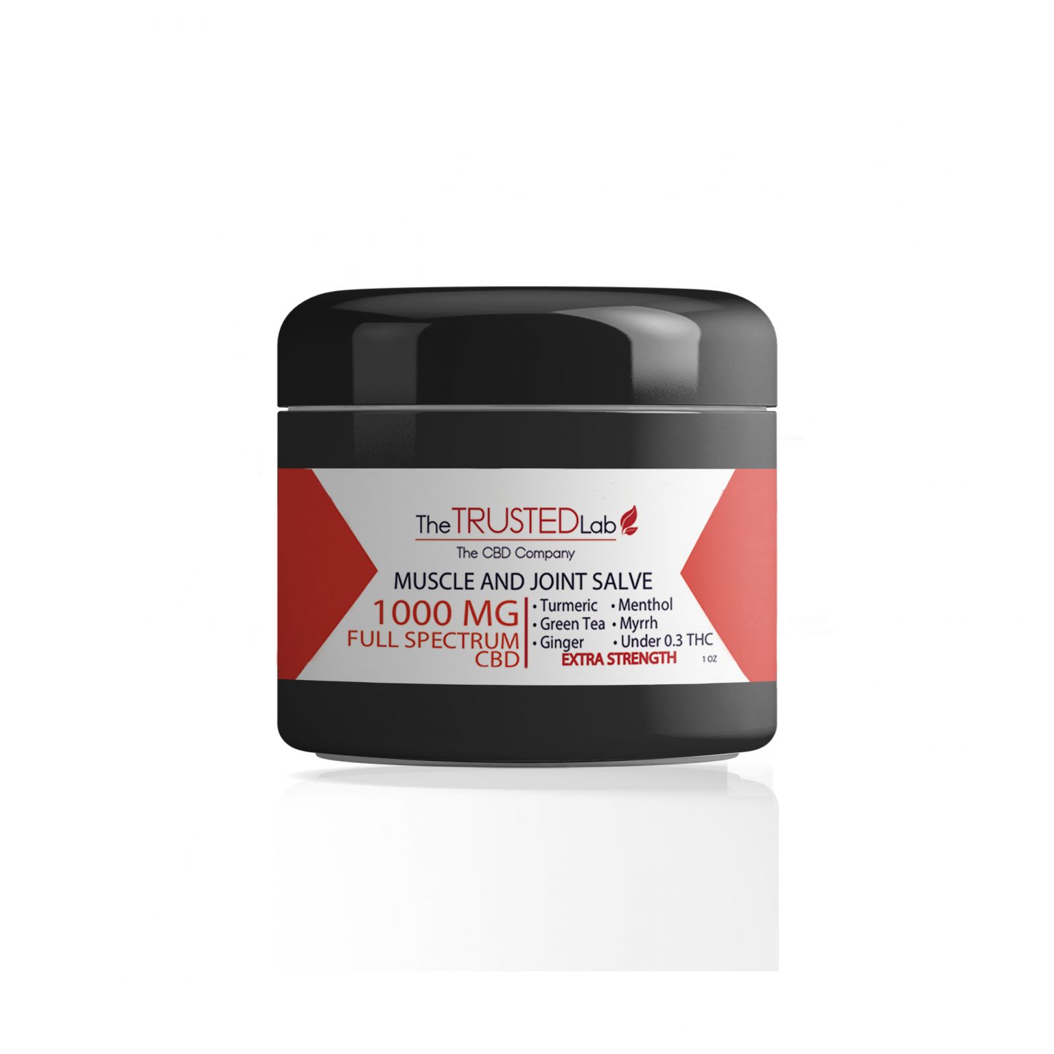 The Trusted Lab CBD Topical Cream | Extra Strength | THC Free