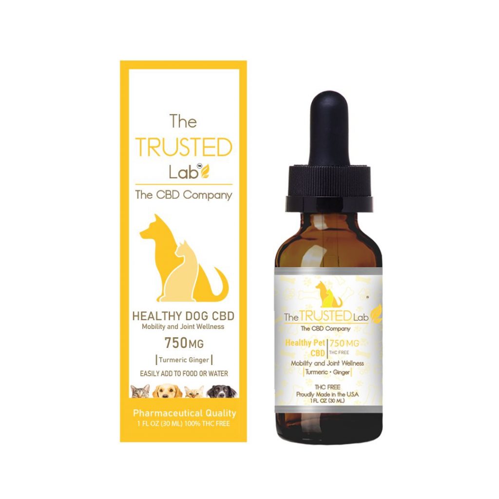 CBD Oil with Turmeric and Ginger | For Dogs | All Natural | No THC